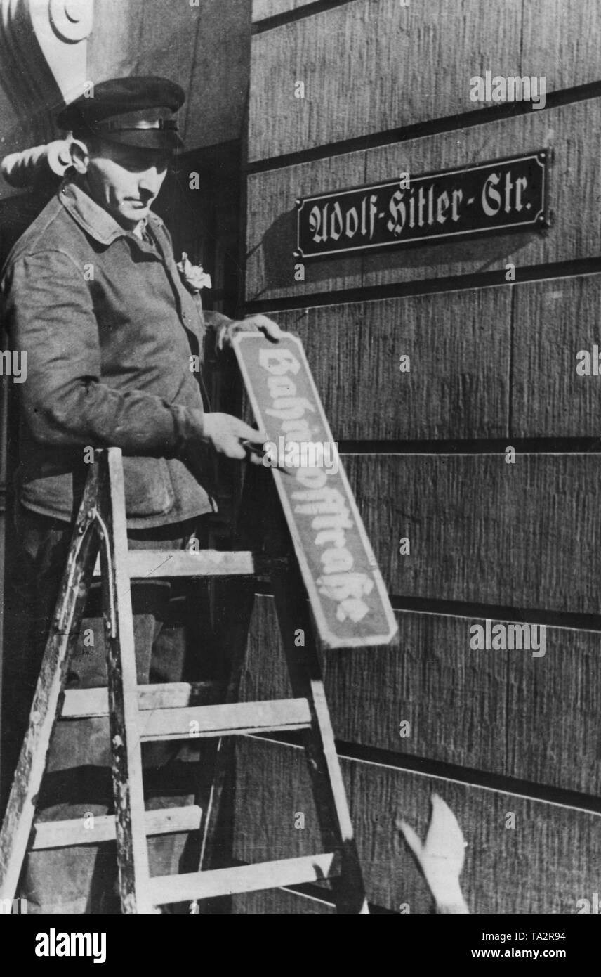 After the annexation of the Saar to the German Reich, neutral street ...