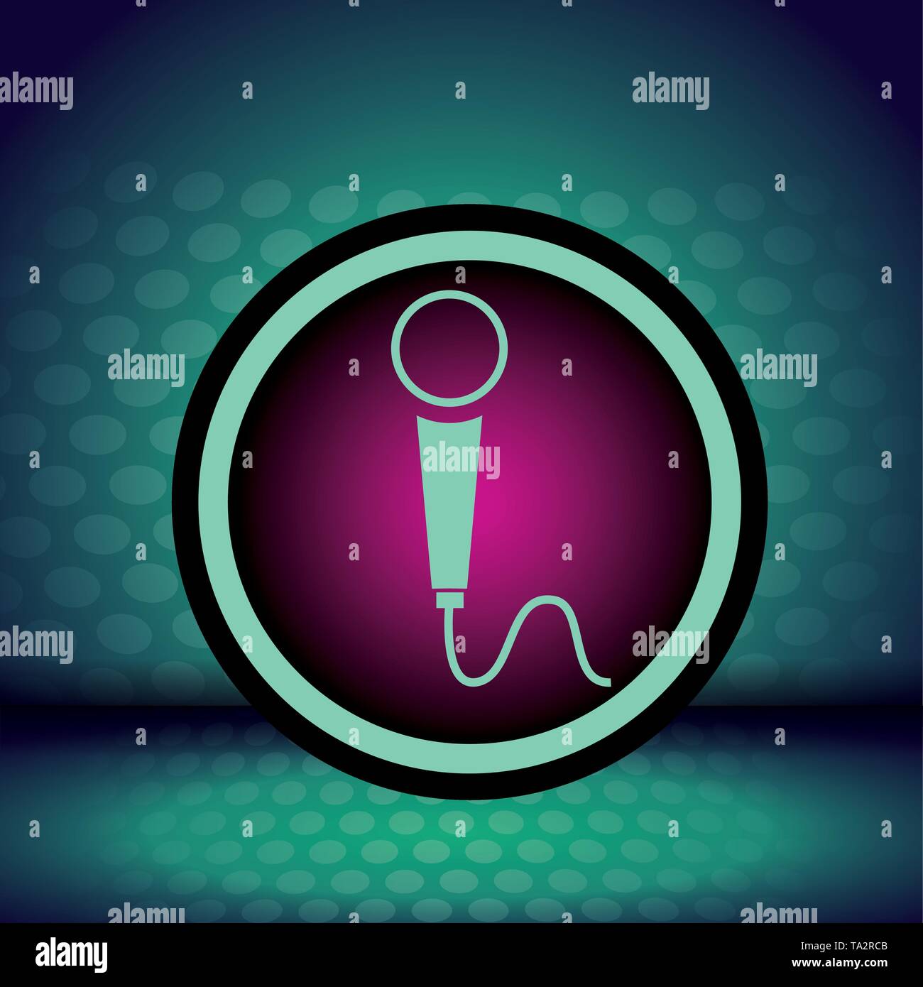 microphone icon cartoon Stock Vector Image & Art - Alamy