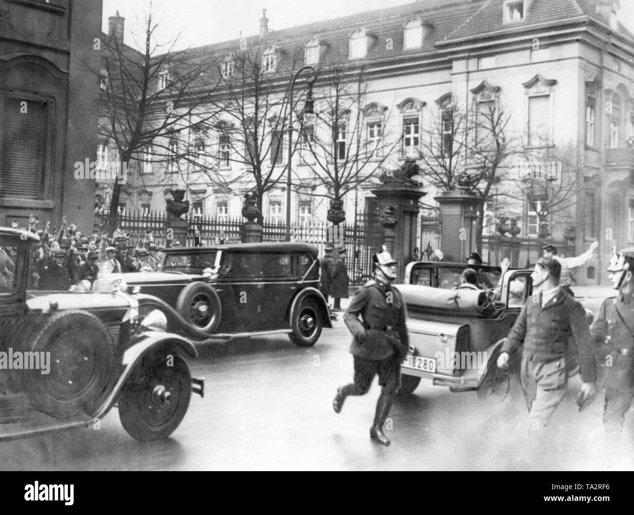 After the meeting between Reich President von Hindenburg and Adolf ...