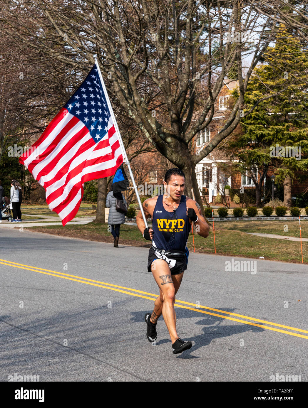Nypd flag hi-res stock photography and images - Alamy