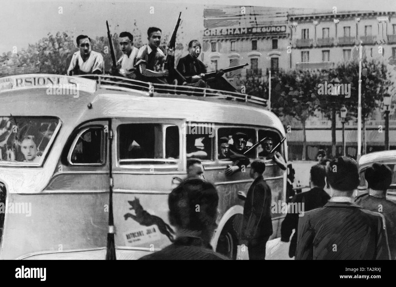 Bus company logo Black and White Stock Photos & Images - Alamy