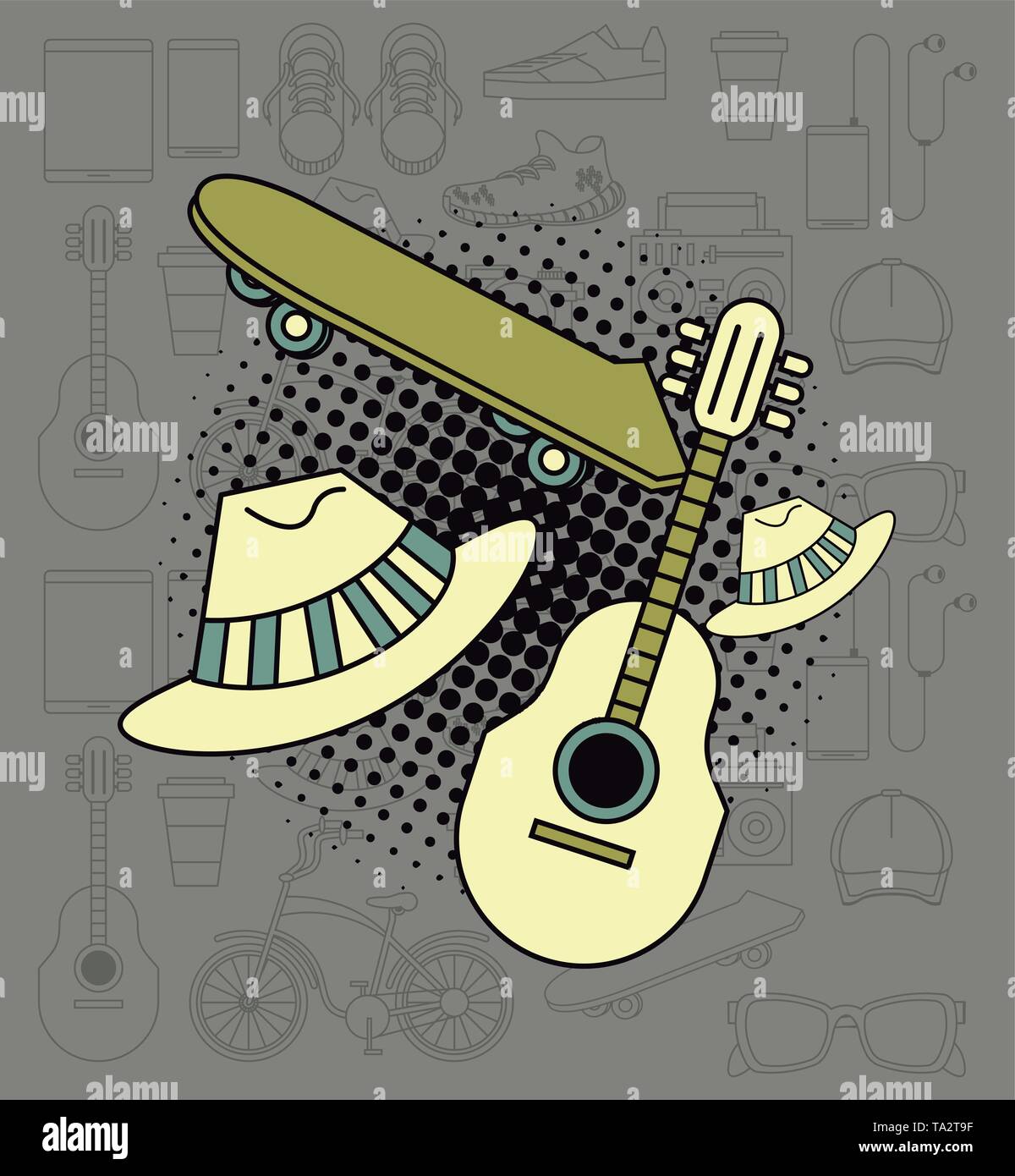 Cool and fashion cartoons Stock Vector Image & Art - Alamy