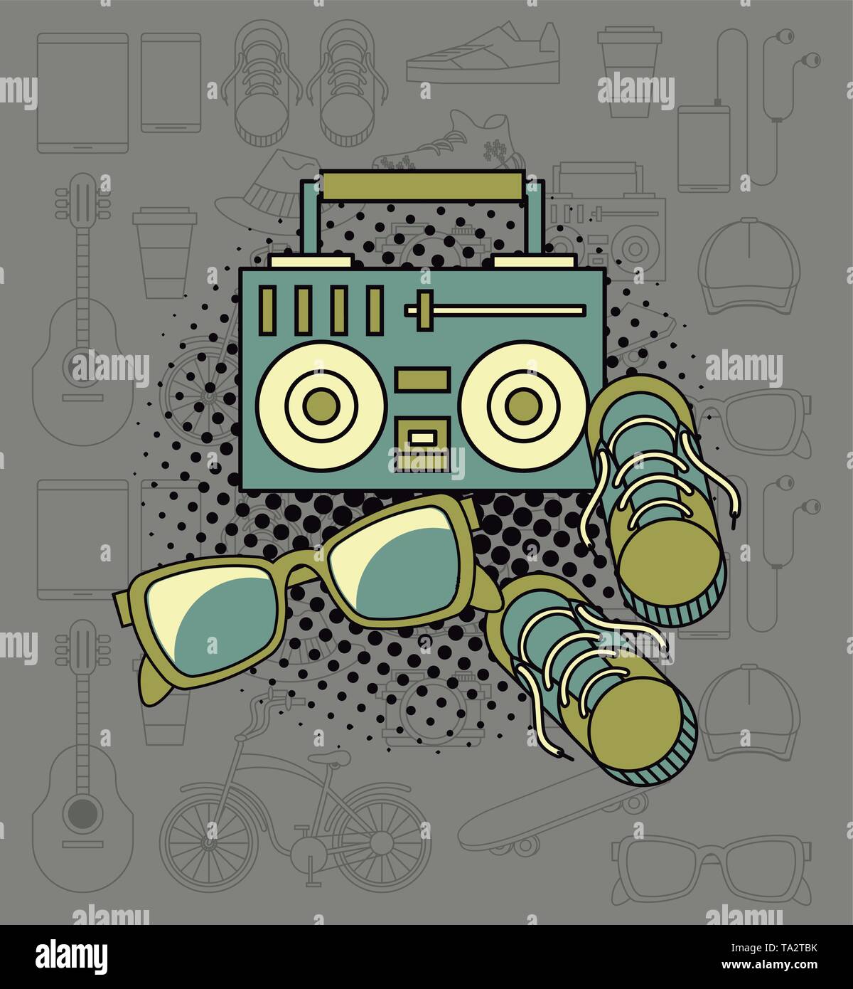 Cool and fashion cartoons Stock Vector Image & Art - Alamy