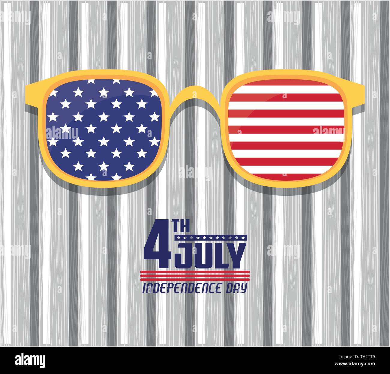 USA independence day card Stock Vector Image & Art - Alamy