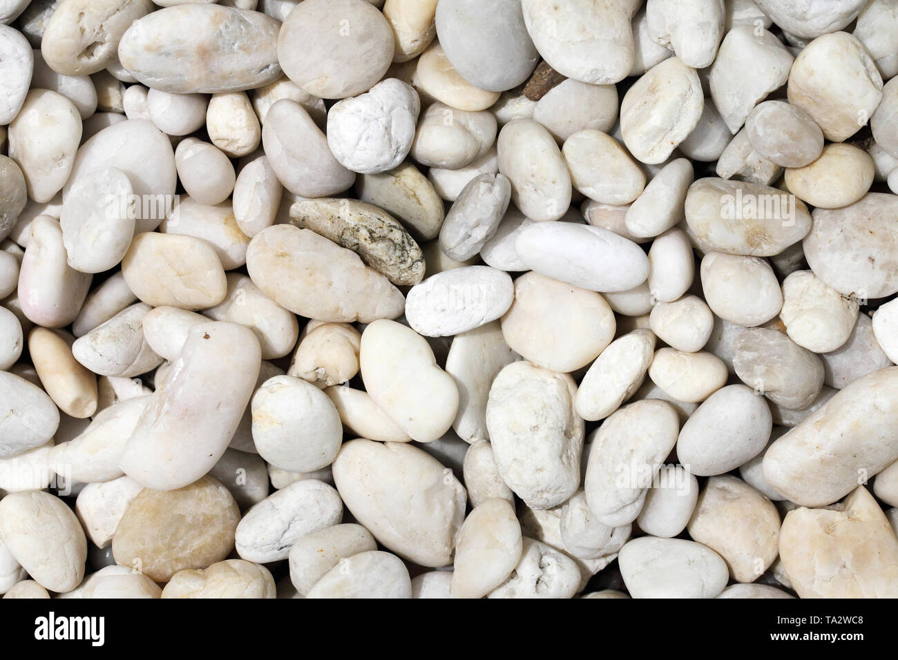 Pebble rock and stone for background texture Stock Photo - Alamy
