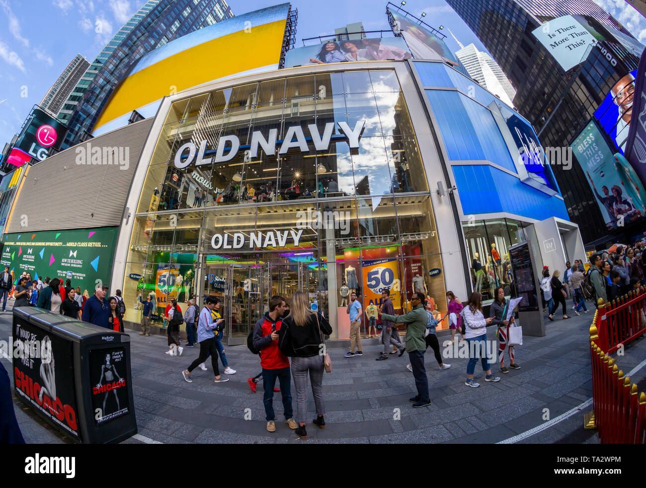 Gap's Old Navy brand store in Times Square in New York on Saturday, May ...