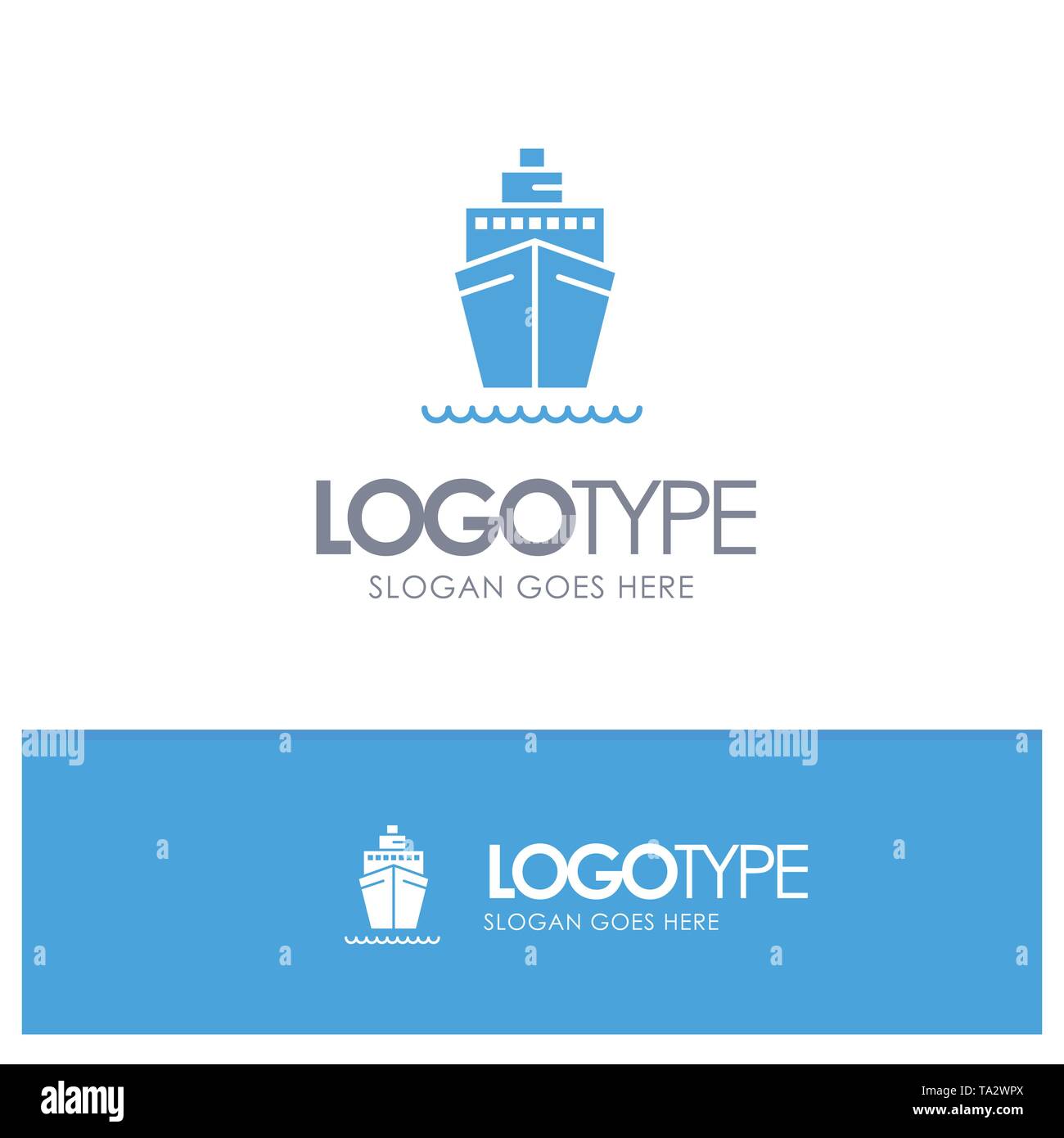 Old cargo ship silhouette Stock Vector Images - Alamy