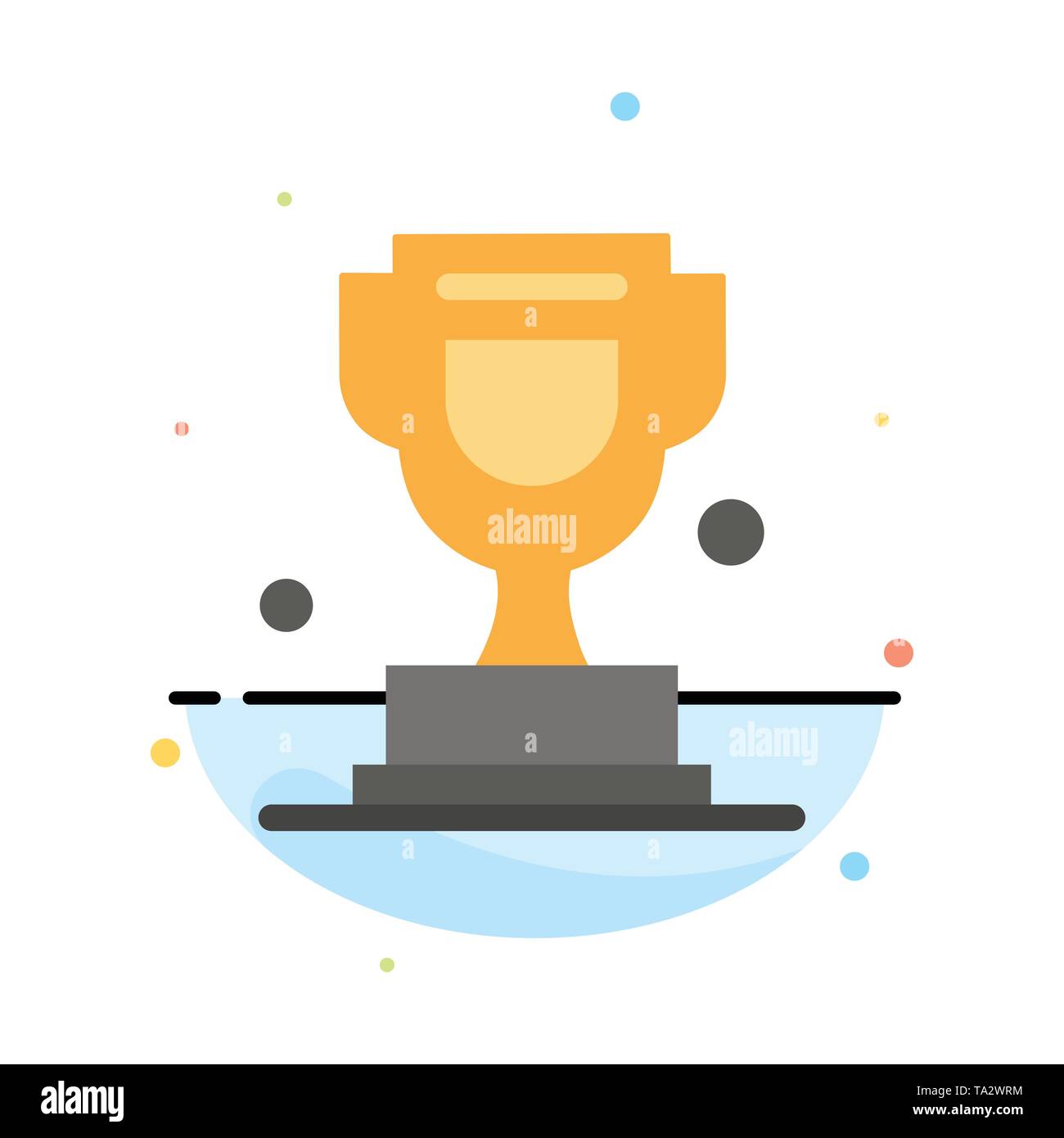 3d render gold trophy cup Stock Vector Images - Alamy