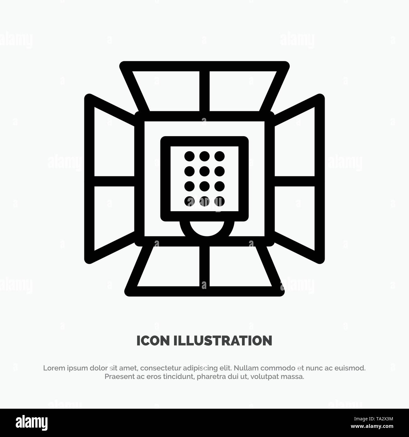 Illumination indoor Stock Vector Images - Alamy