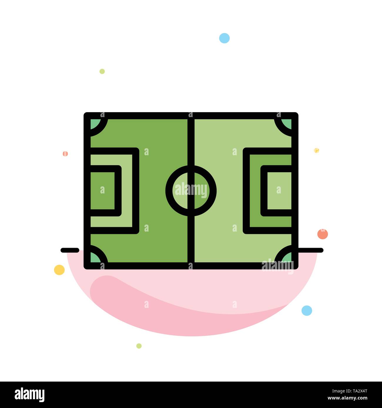 Football midfield Stock Vector Images - Alamy