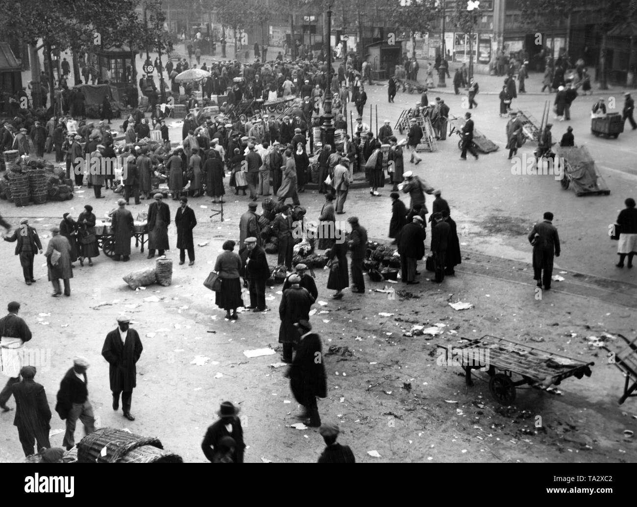 During the strike wave in France in 1936: because of the imminent ...