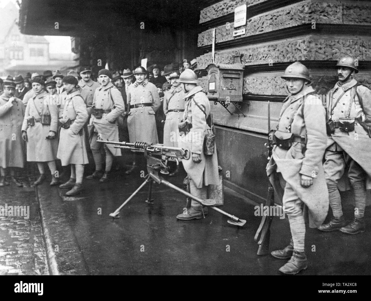 The french occupation of the rhineland hi-res stock photography and ...