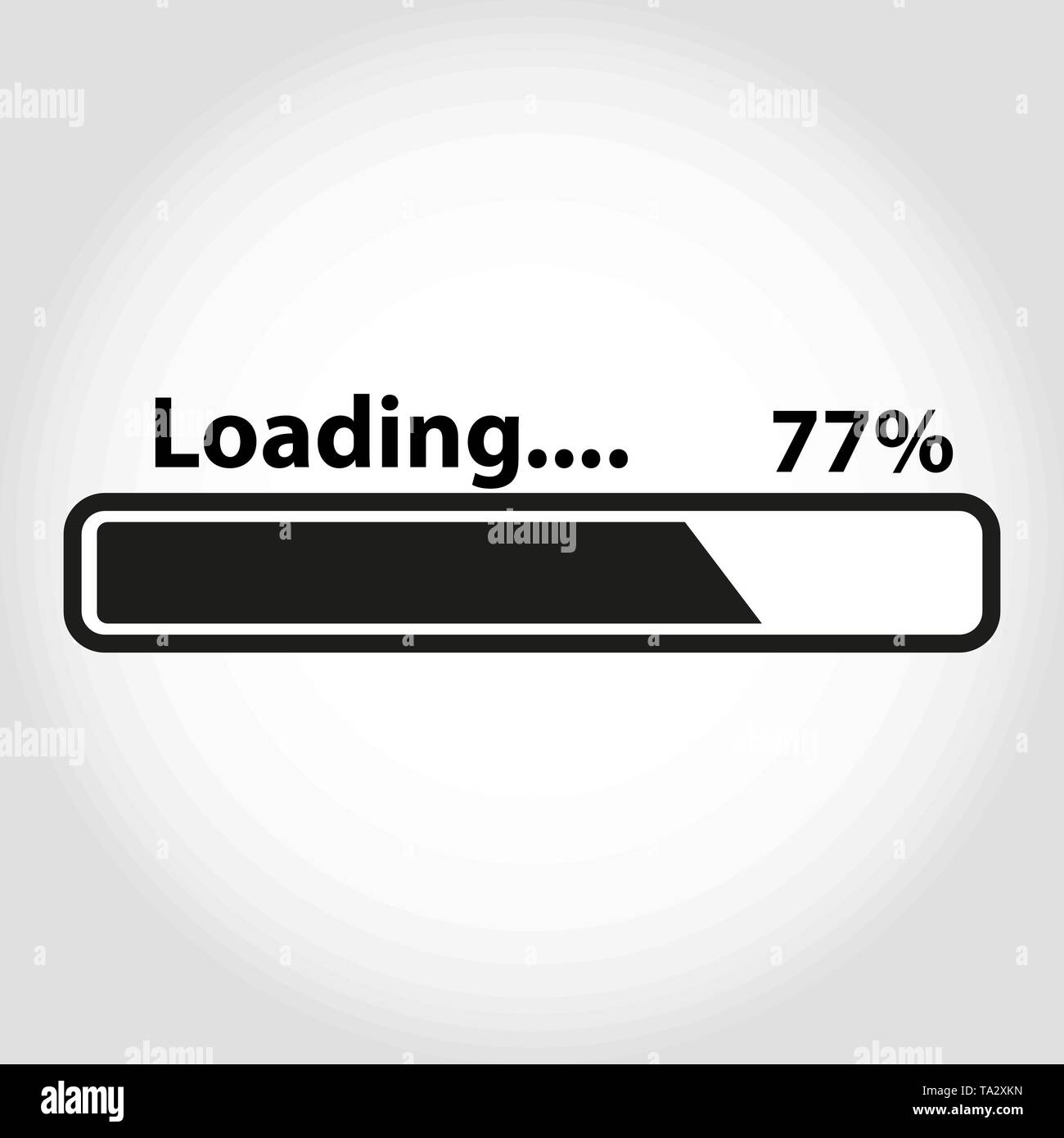 Loading Vector Icon Loading Style Sign For Mobile Concept And Web Design Downloading Symbol