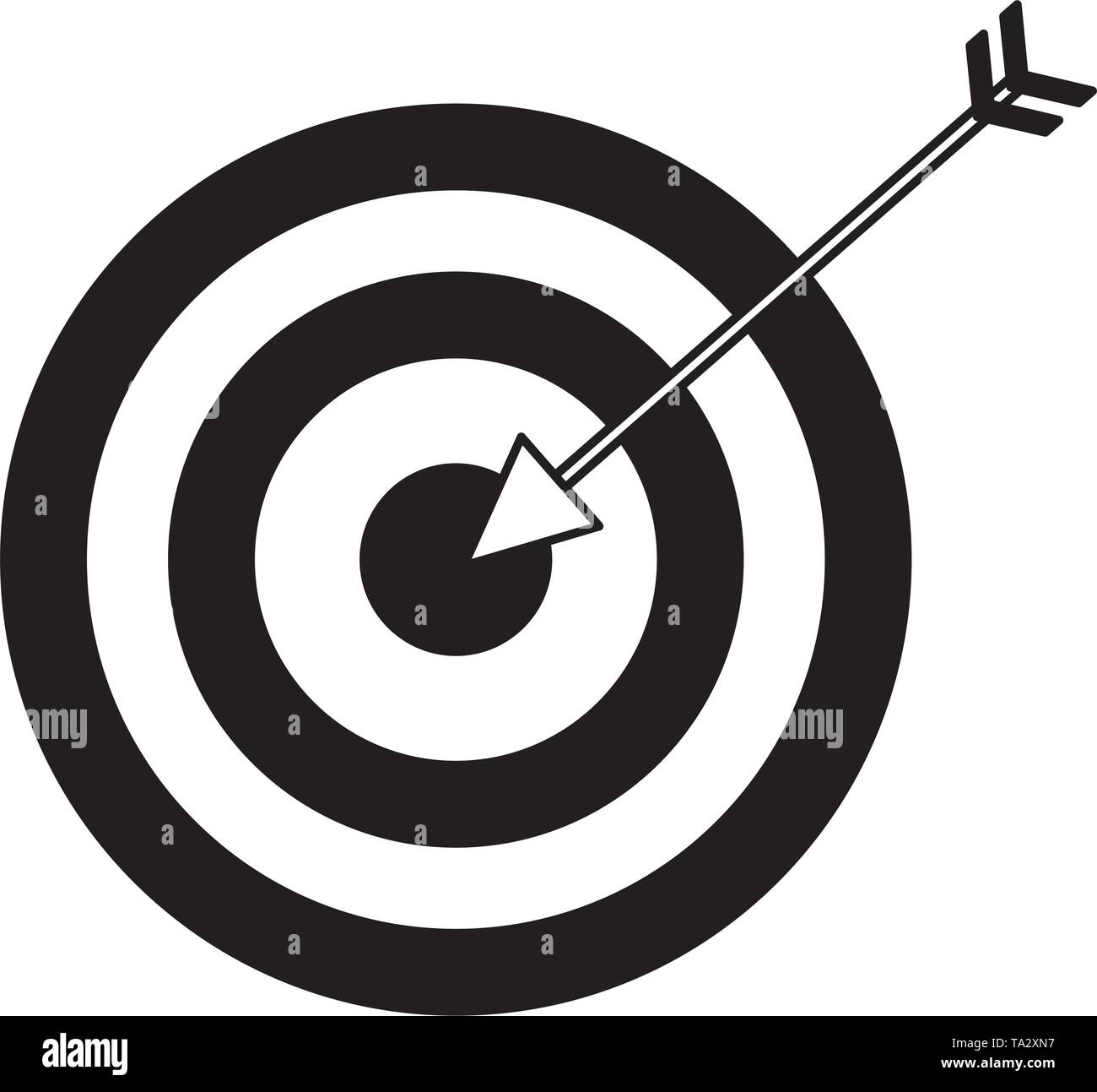 target arrow strategy Stock Vector Image & Art - Alamy