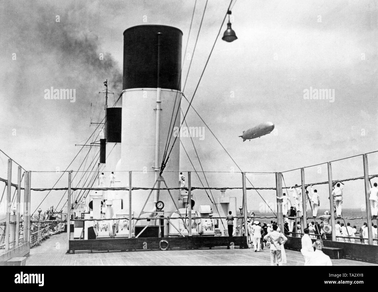 The German luxury steamer "Cap Arcona" of the Hamburg South America ...