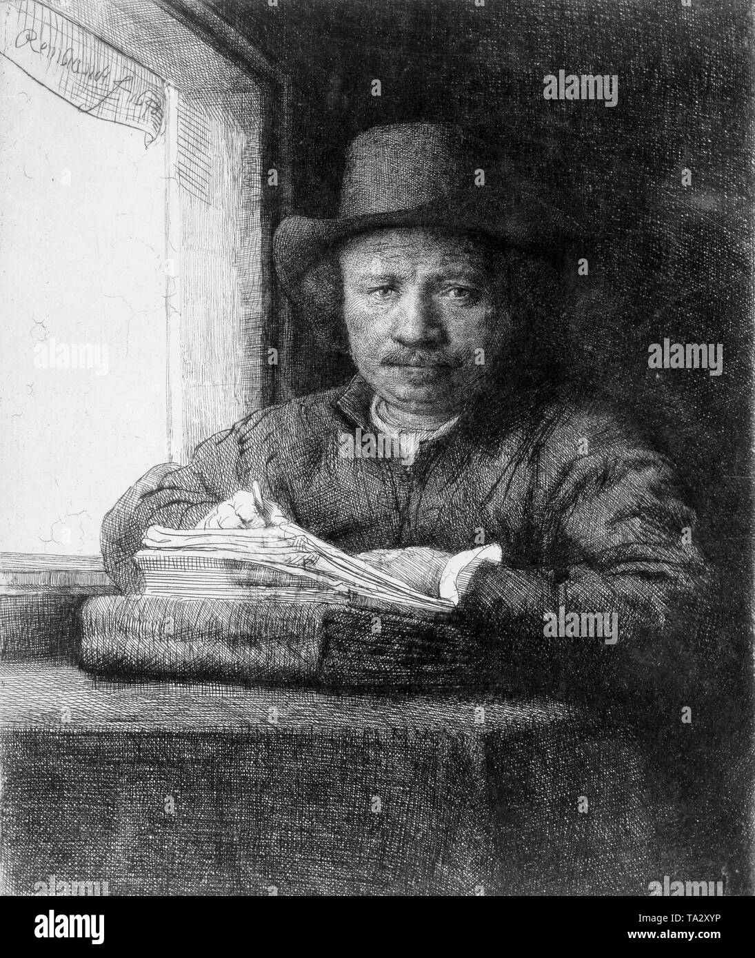 Rembrandt van rijn Black and White Stock Photos & Images - Alamy