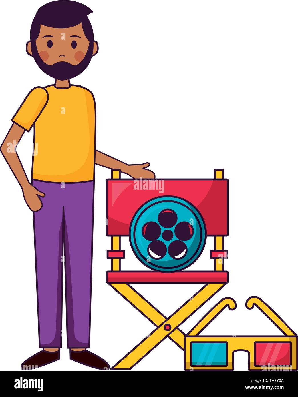 people film movie Stock Vector Image & Art - Alamy
