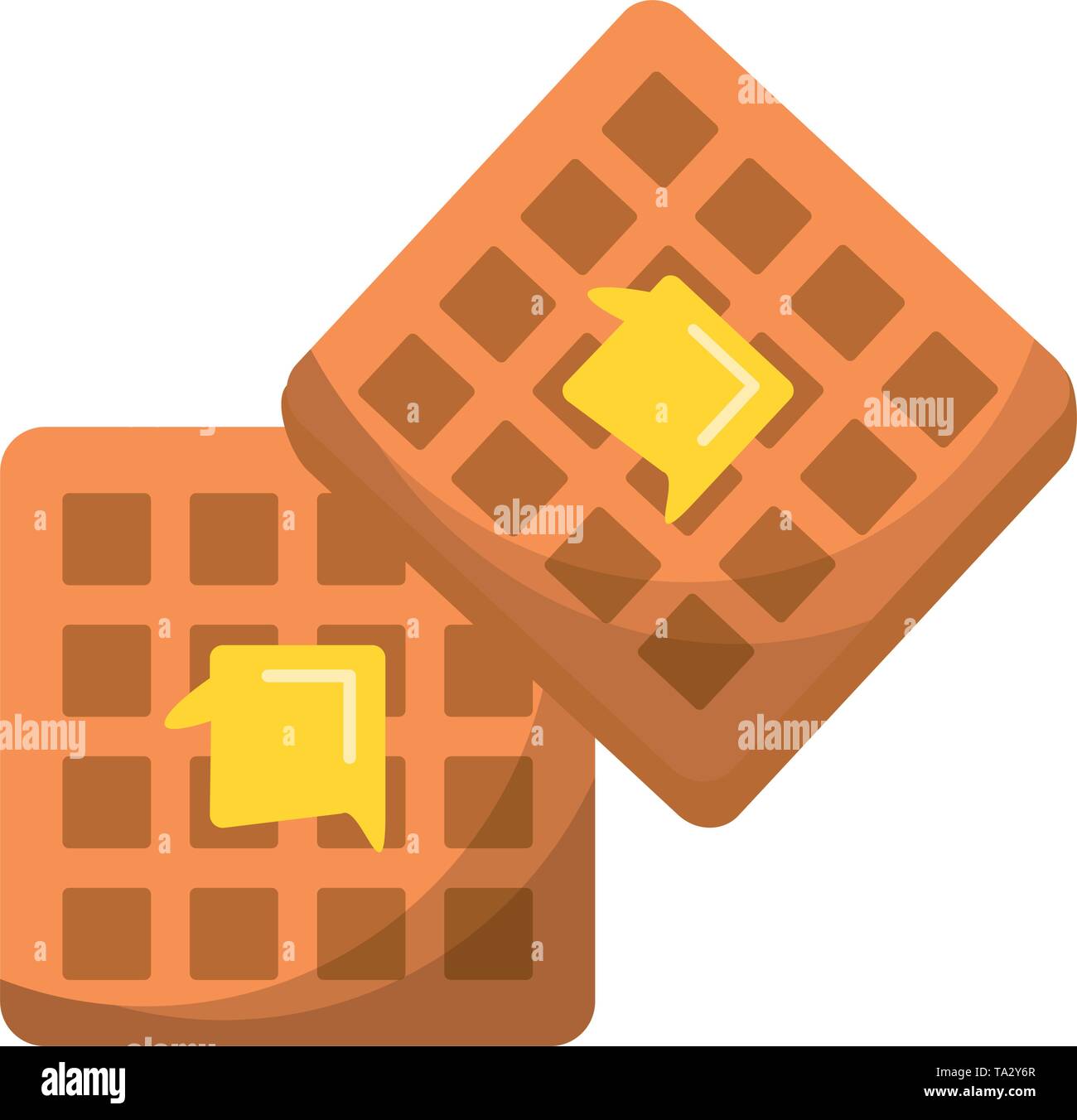 Breakfast morning food cartoons Vector illustration Stock Vector Image ...