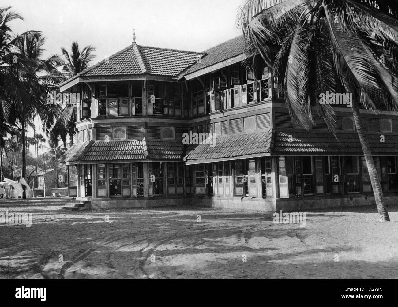 Mahatma Gandhi's house in Mumbai, formerly Bombay, before he became ...