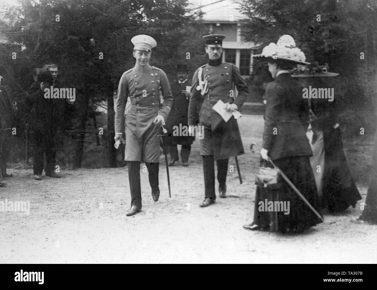 Crown prince wilhelm prussia his horse hi-res stock photography and ...