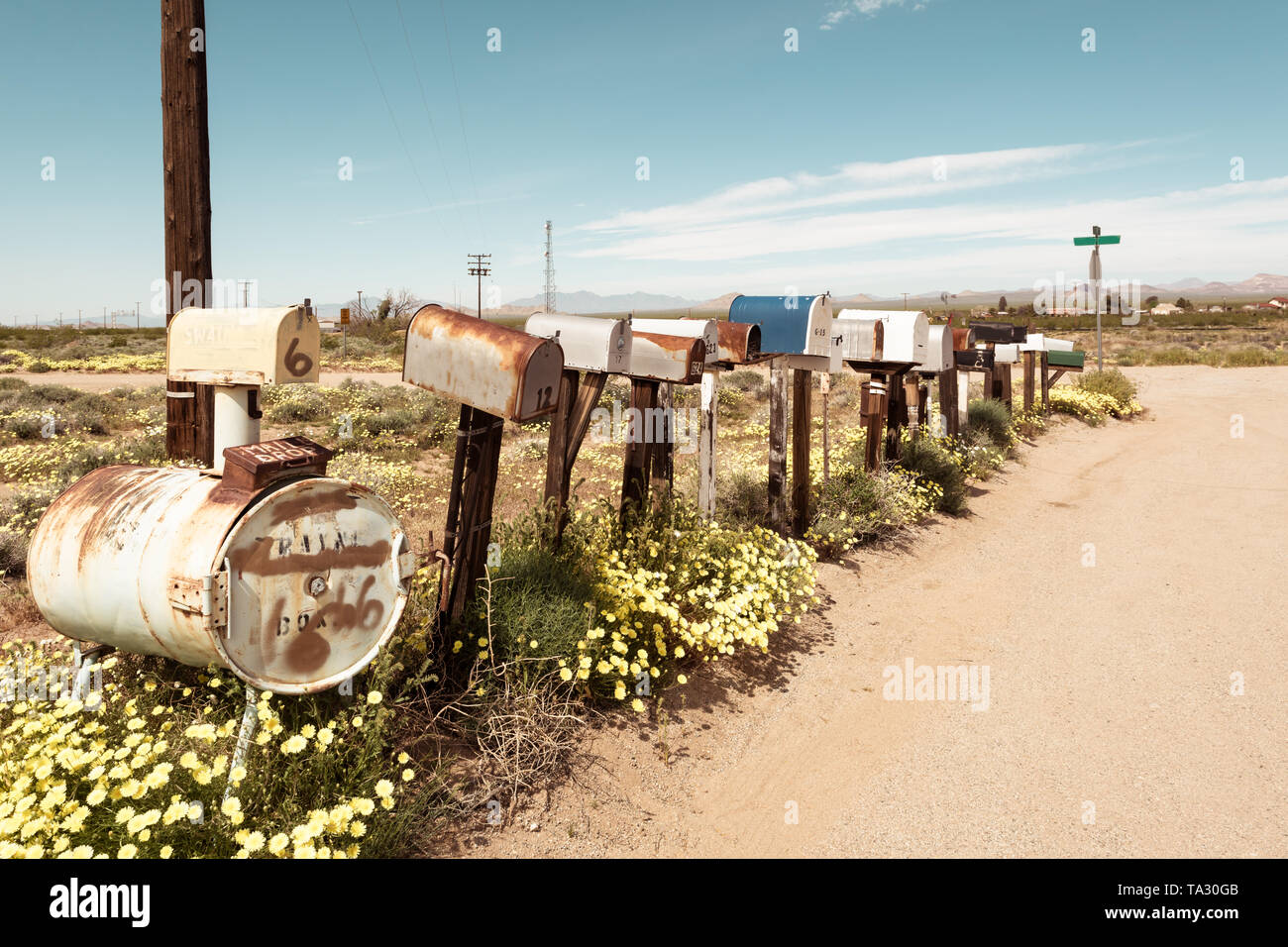 Postal route hi-res stock photography and images - Alamy