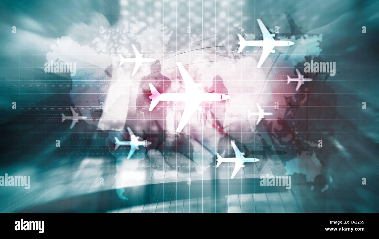 Flight route map hi-res stock photography and images - Alamy