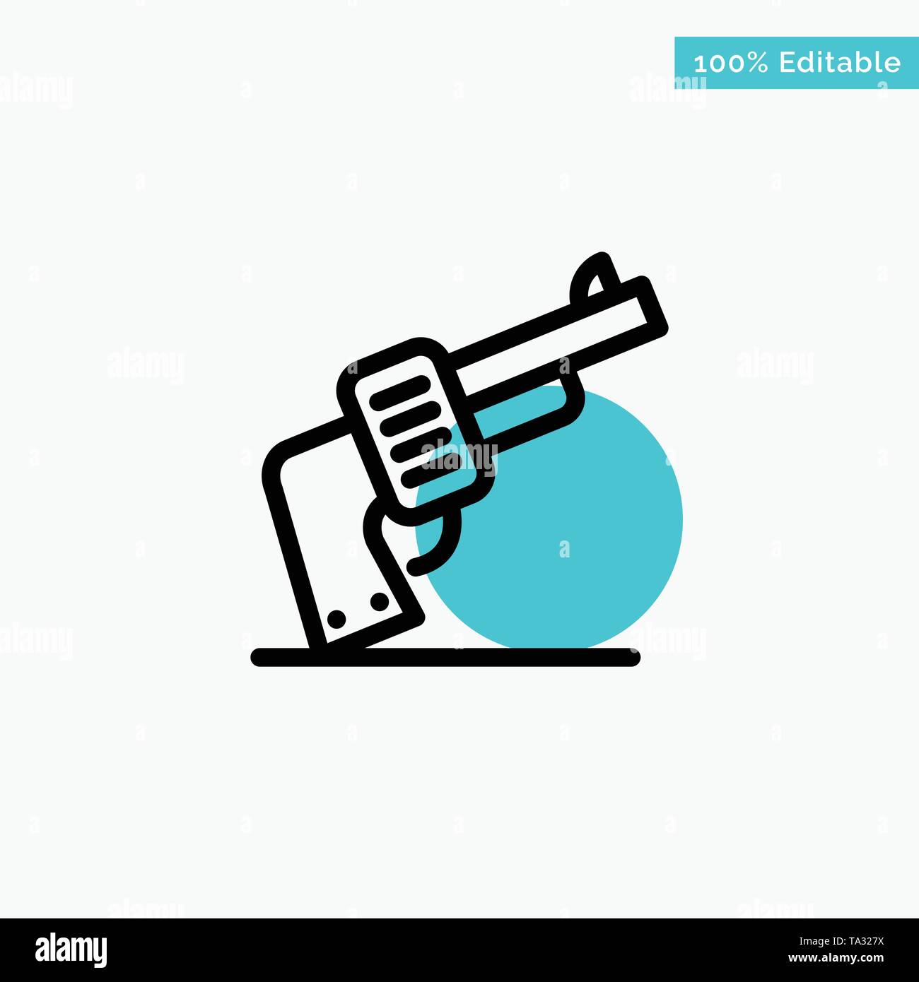 Machine gun point Stock Vector Images - Alamy