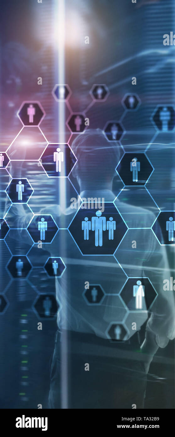 Vertical Panorama Banner. HR, Human Resources, Recruitment ...