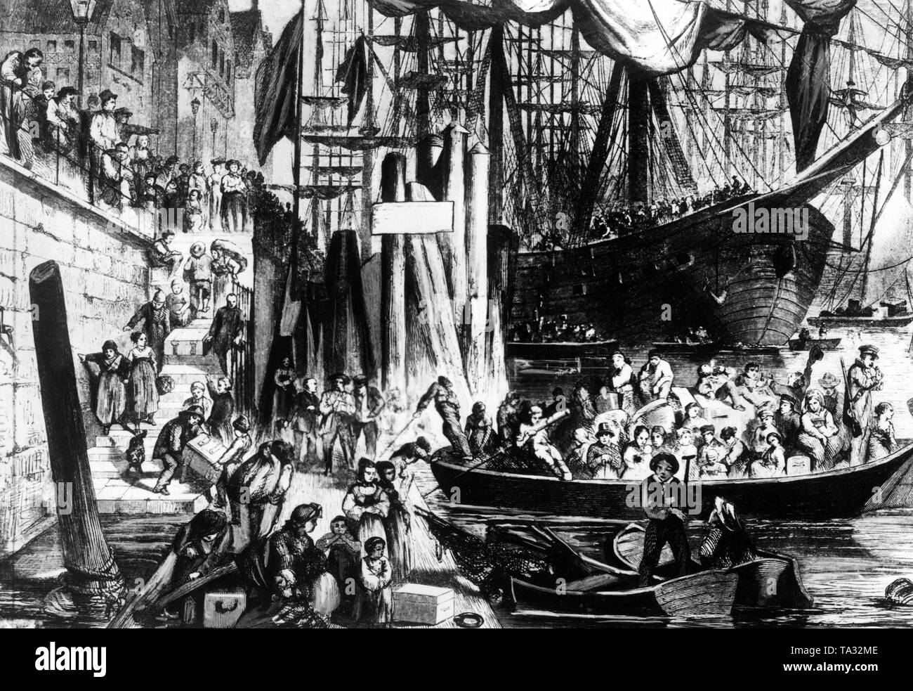 German Immigrant Ship