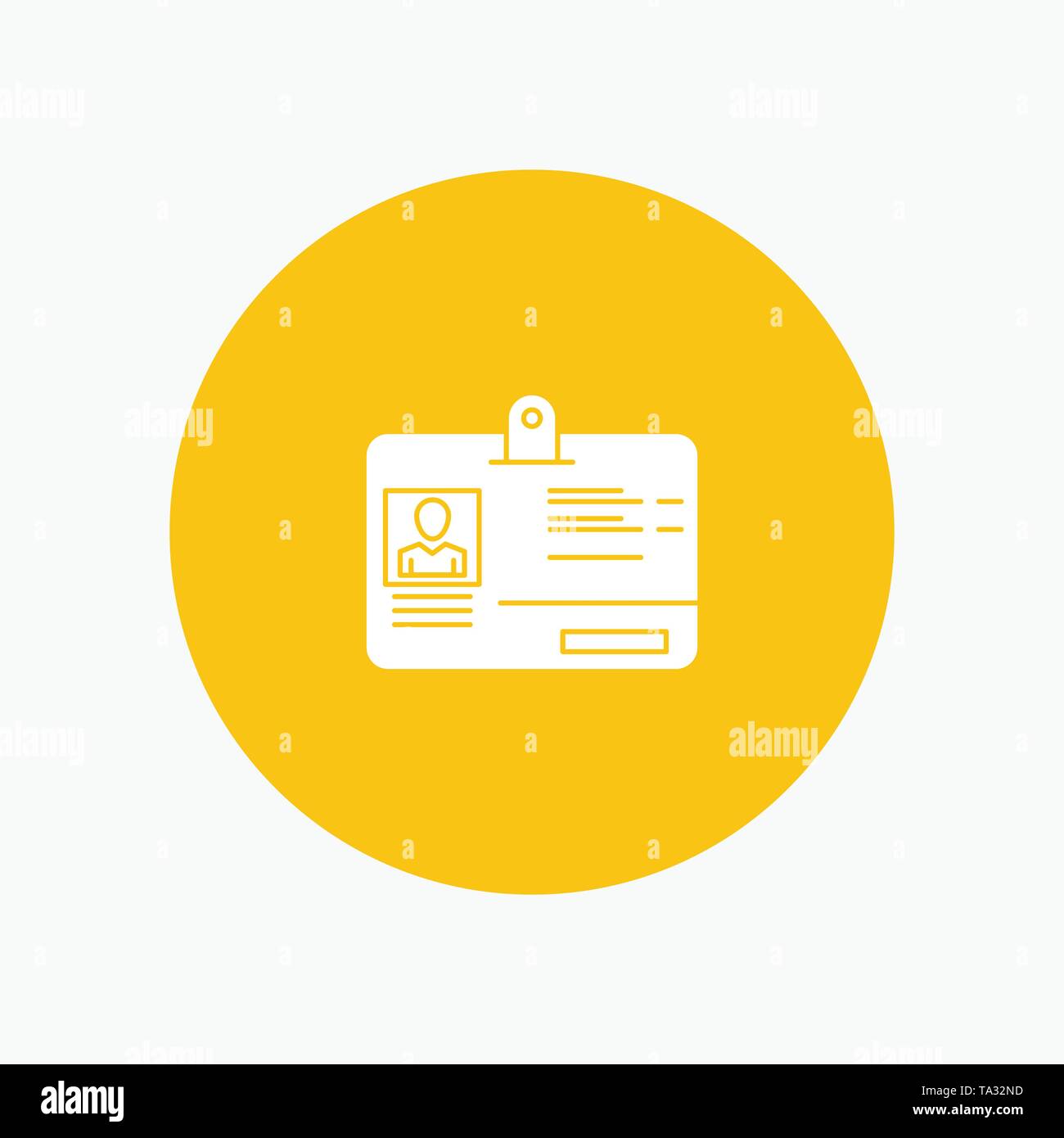 Security pass with photo Stock Vector Images - Alamy