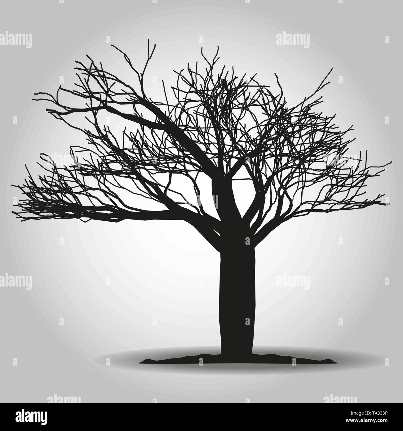Tree icon. Forest symbol. Flat web sign on white background. Vector ...