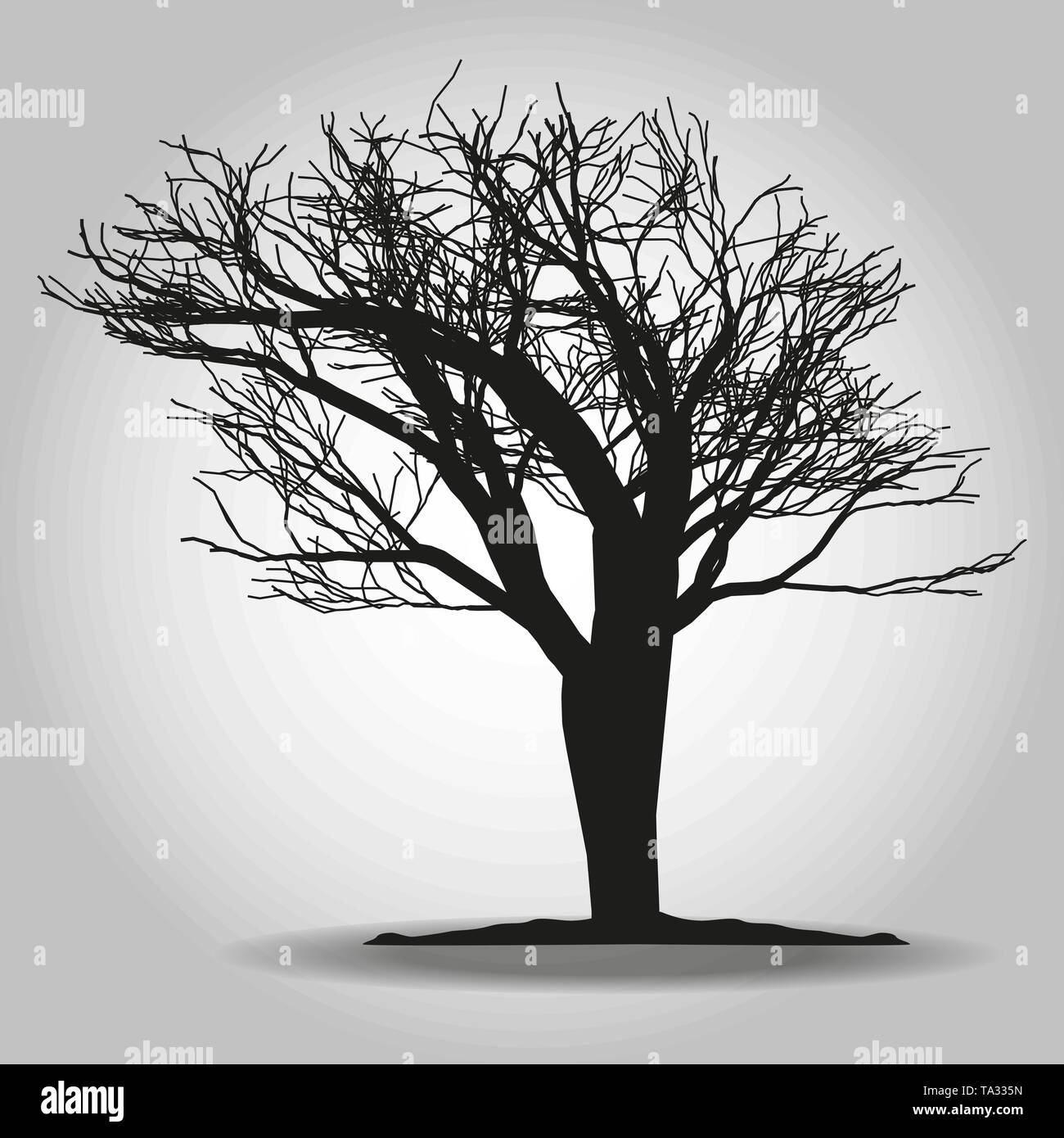 Tree icon. Forest symbol. Flat web sign on white background. Vector ...