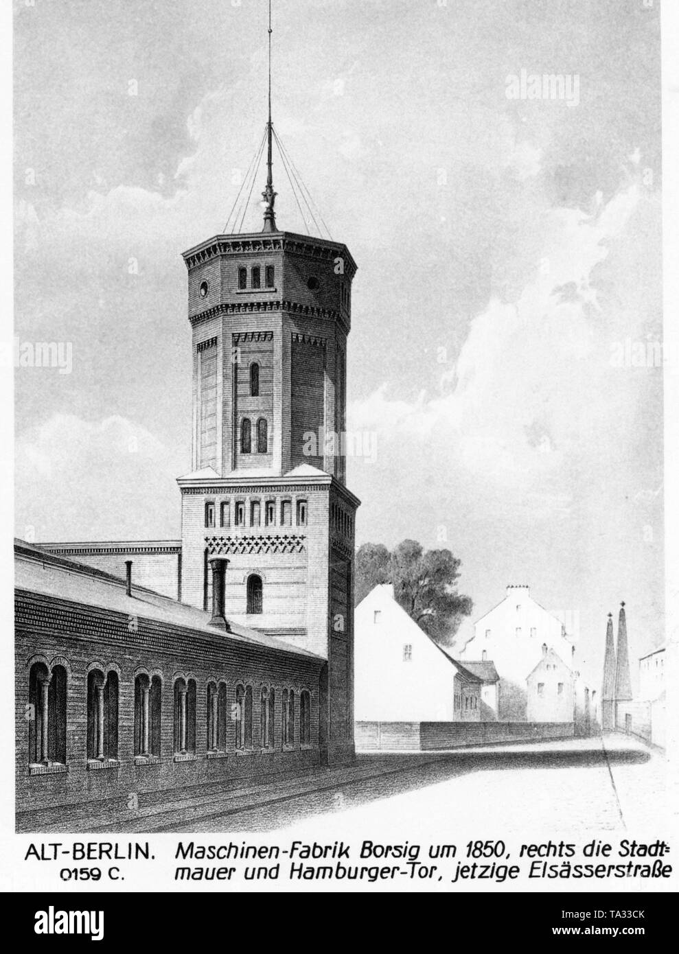 Steam locomotive factory Black and White Stock Photos & Images - Alamy