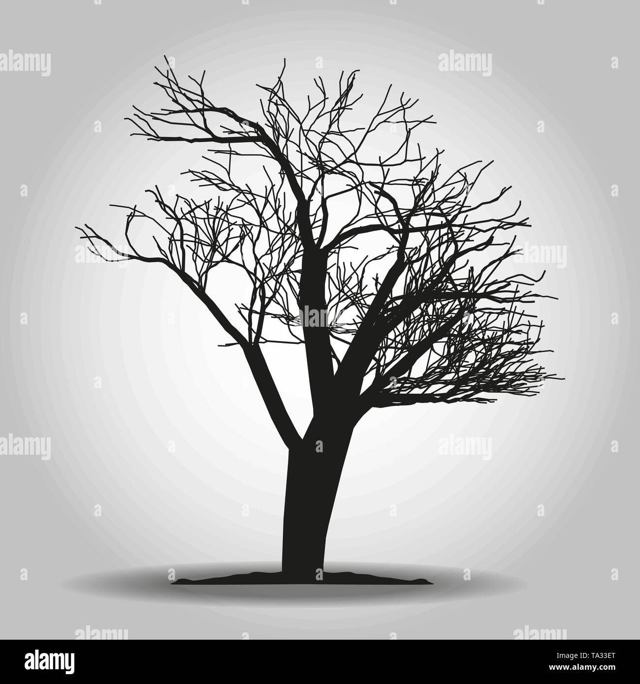 Tree icon. Forest symbol. Flat web sign on white background. Vector ...
