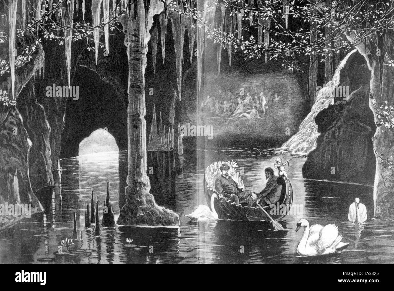 Ludwig castle grotto hi-res stock photography and images - Alamy