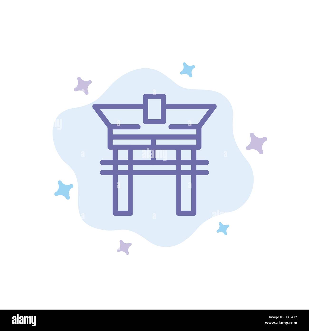 Cloud gate temple Stock Vector Images - Alamy