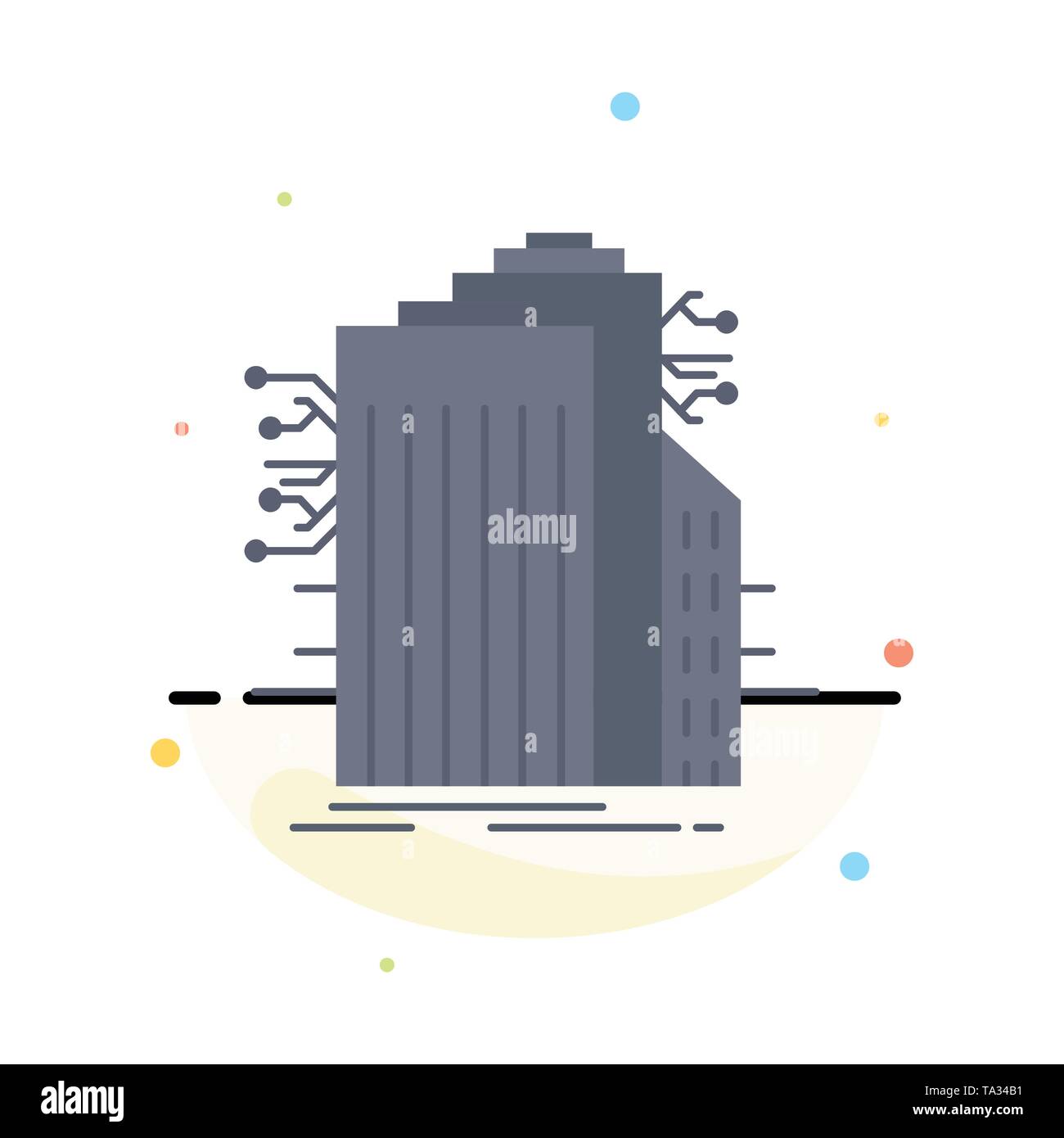 Building connected to the outdoors Stock Vector Images - Alamy