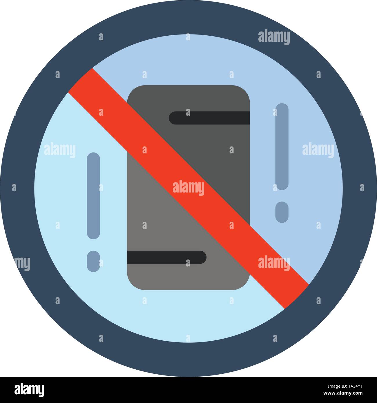 Avoid distractions icon hi-res stock photography and images - Alamy