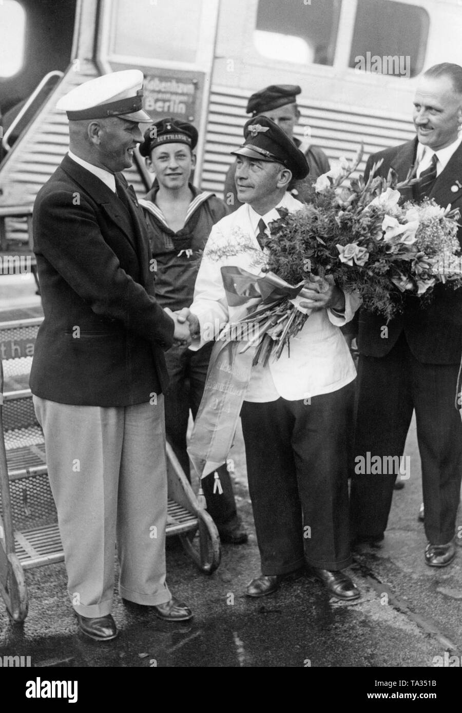 Arthur Hover was the first steward aboard a Junkers G83 in Germany to ...
