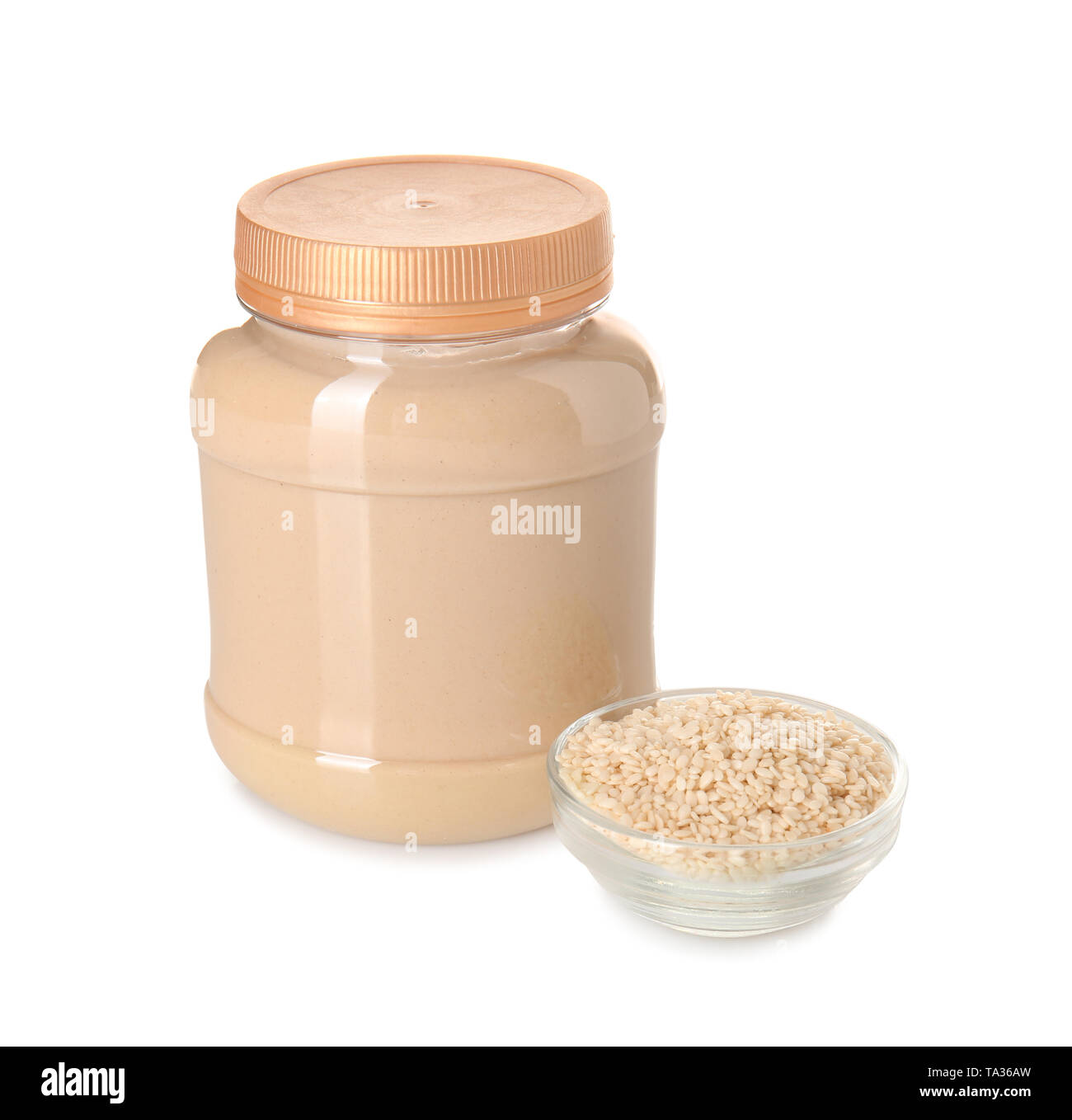 Tahini sesame paste jar hi-res stock photography and images - Alamy