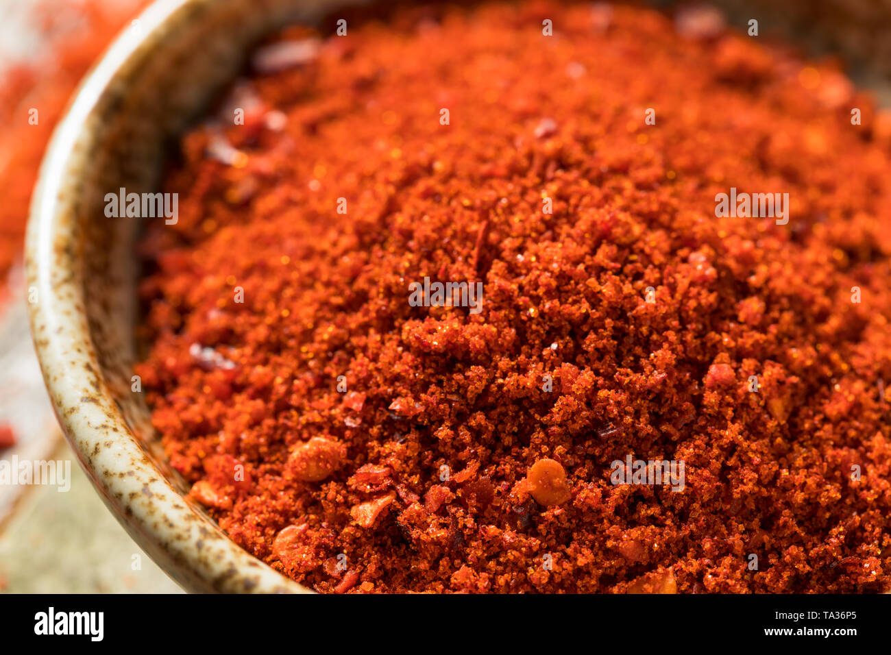 Dry Organic Sriracha Spice in a Bowl Stock Photo - Alamy