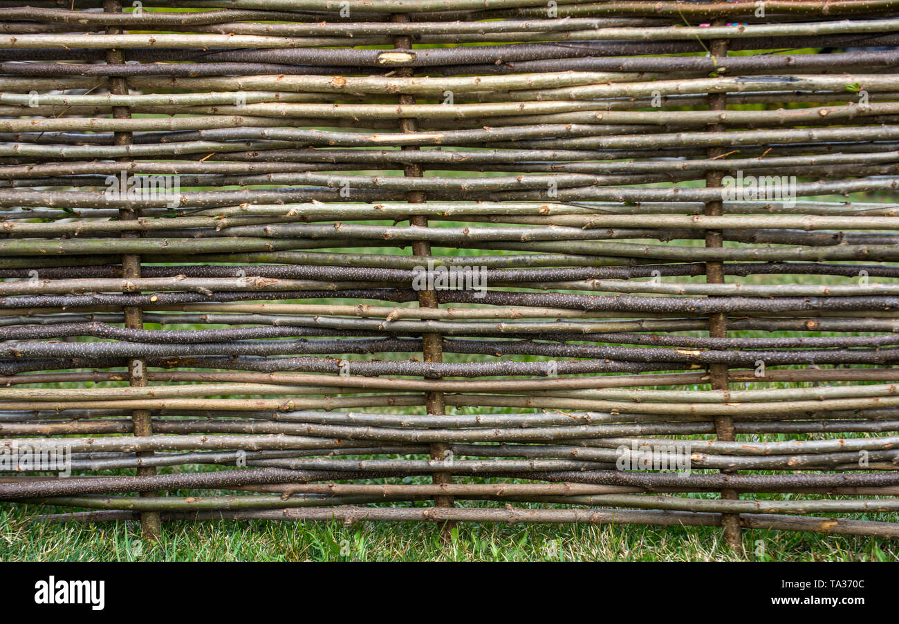 Garden decor, barrier, border, boundary Stock Photo - Alamy
