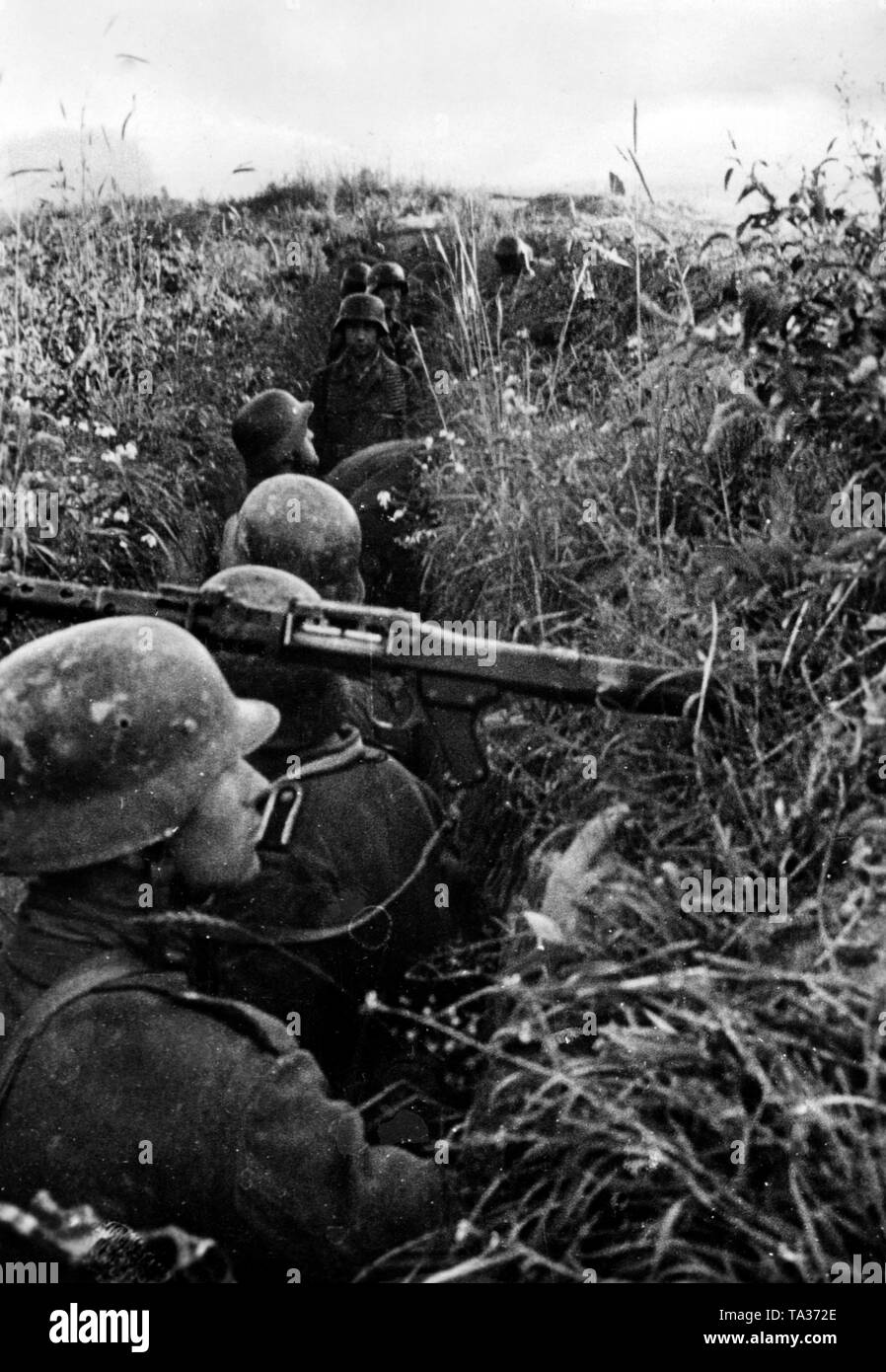 German defensive position hi-res stock photography and images - Alamy