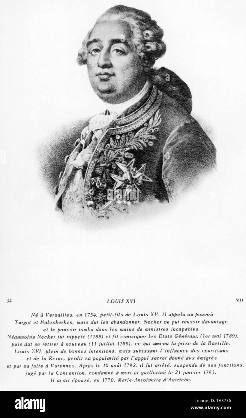 Wife of louis xvi hi-res stock photography and images - Alamy