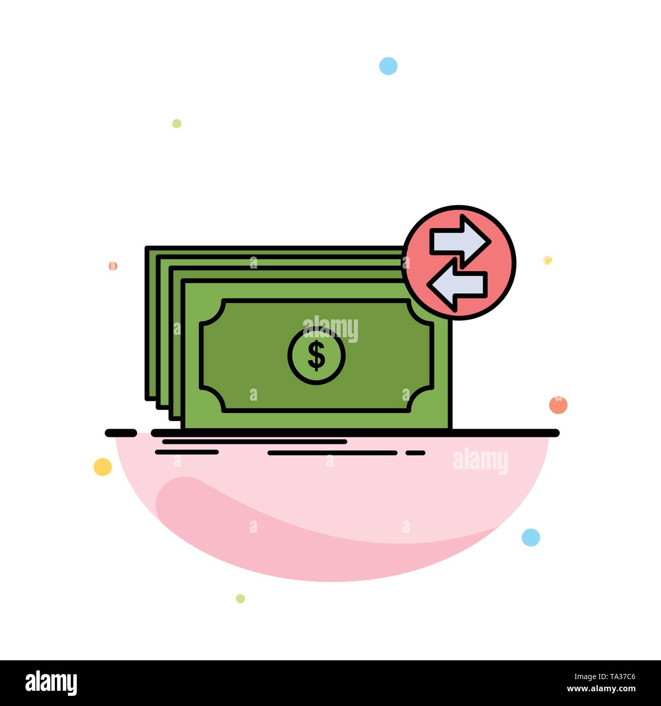 Banknotes vector vectors Cut Out Stock Images & Pictures - Alamy