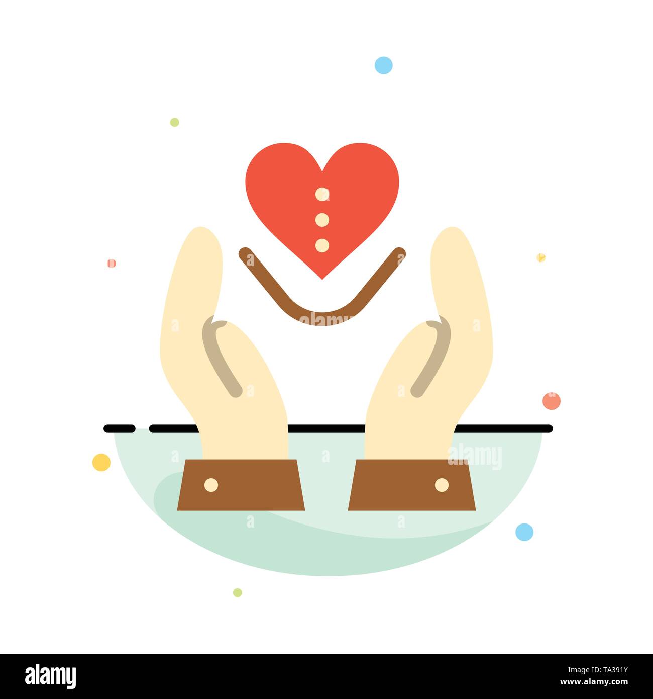Icon of compassion Stock Vector Images - Alamy