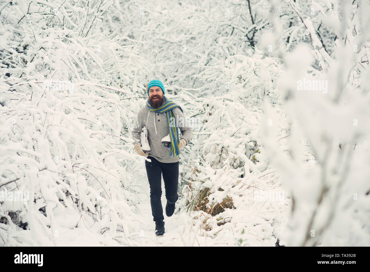 Temperature, freezing, cold snap, snowfall Stock Photo - Alamy