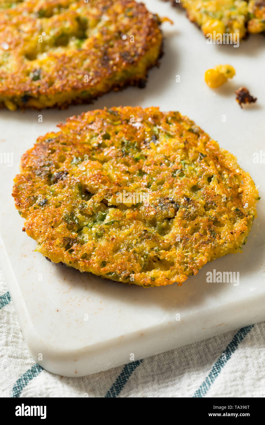 Homemade Cheese and Corn Arepas with Green Onion Stock Photo - Alamy