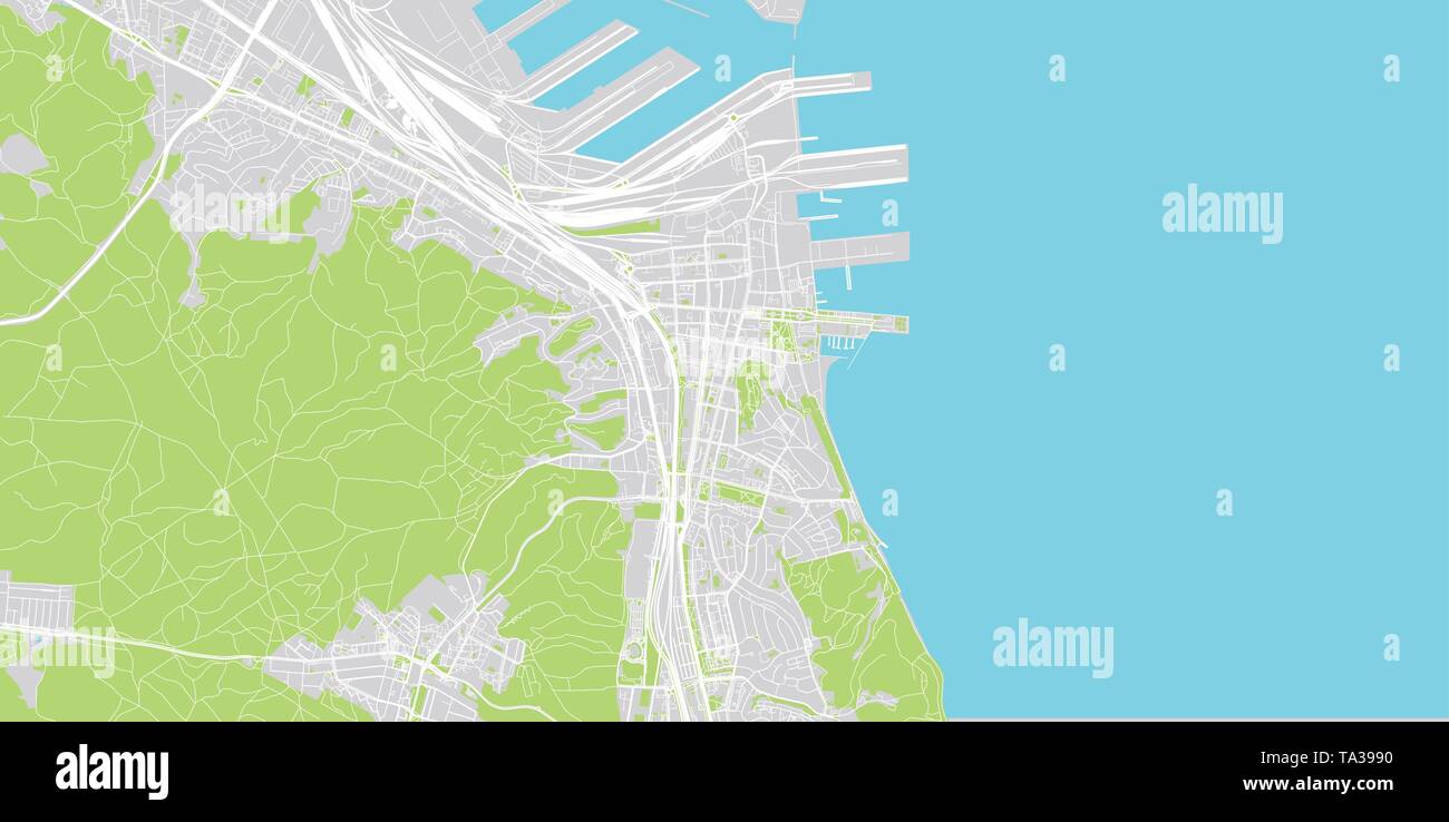 Map of gdynia Stock Vector Images - Alamy