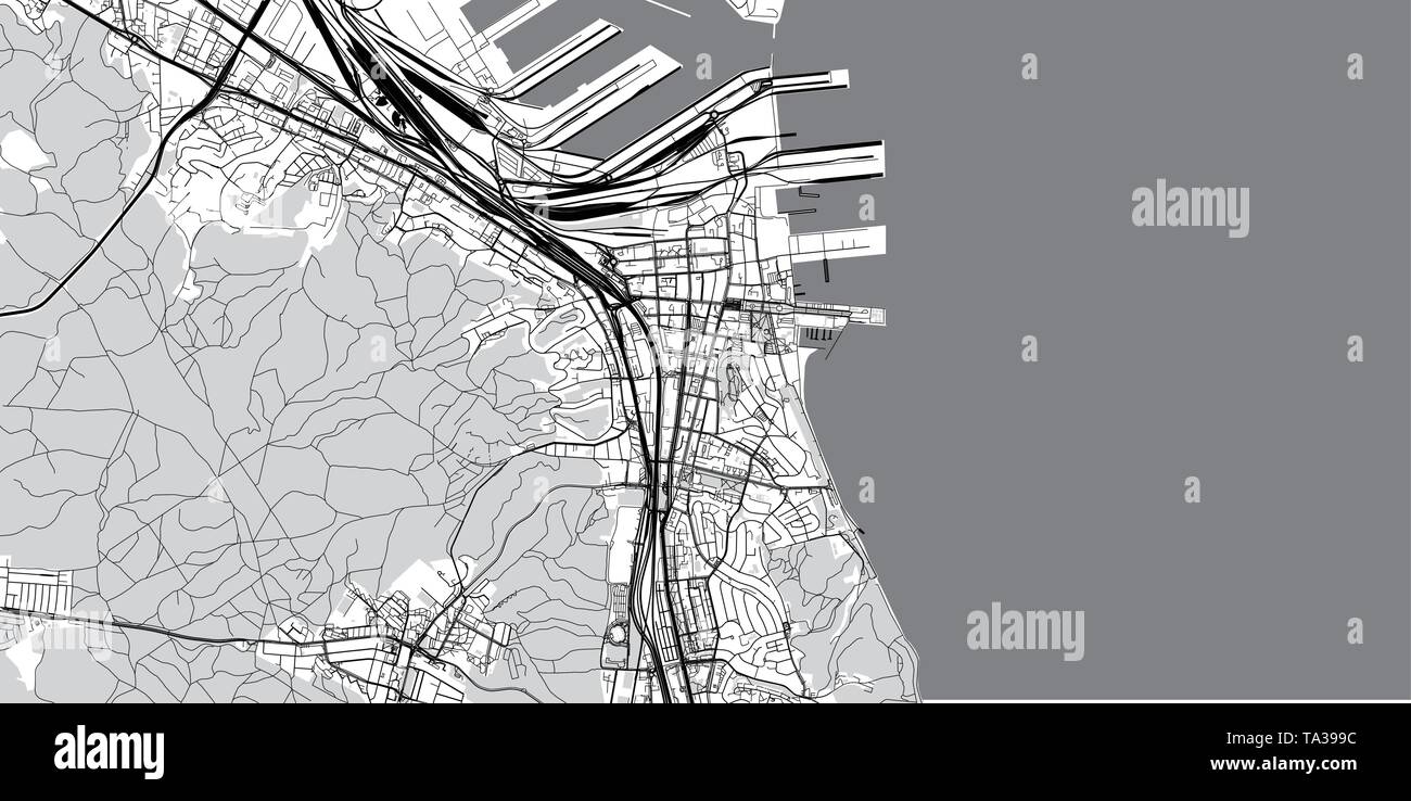Urban vector city map of Gdynia, Poland Stock Vector Image & Art - Alamy